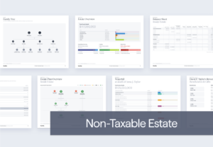 Vanilla sample report for non-taxable estates - Vanilla